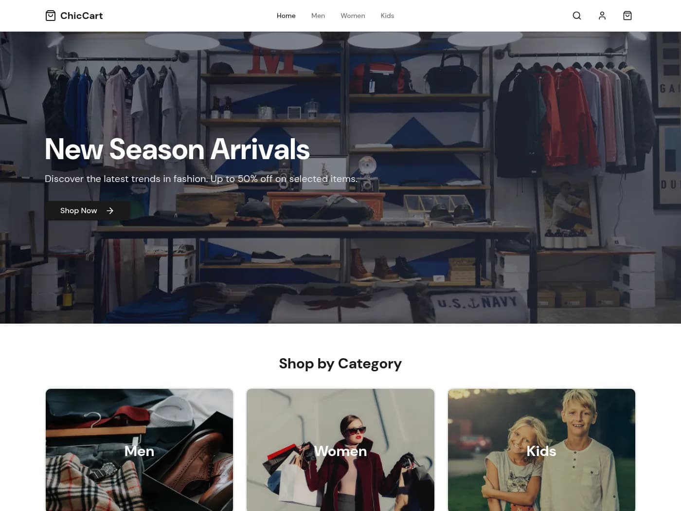 ChicCart Clothing E-Commerce Platform