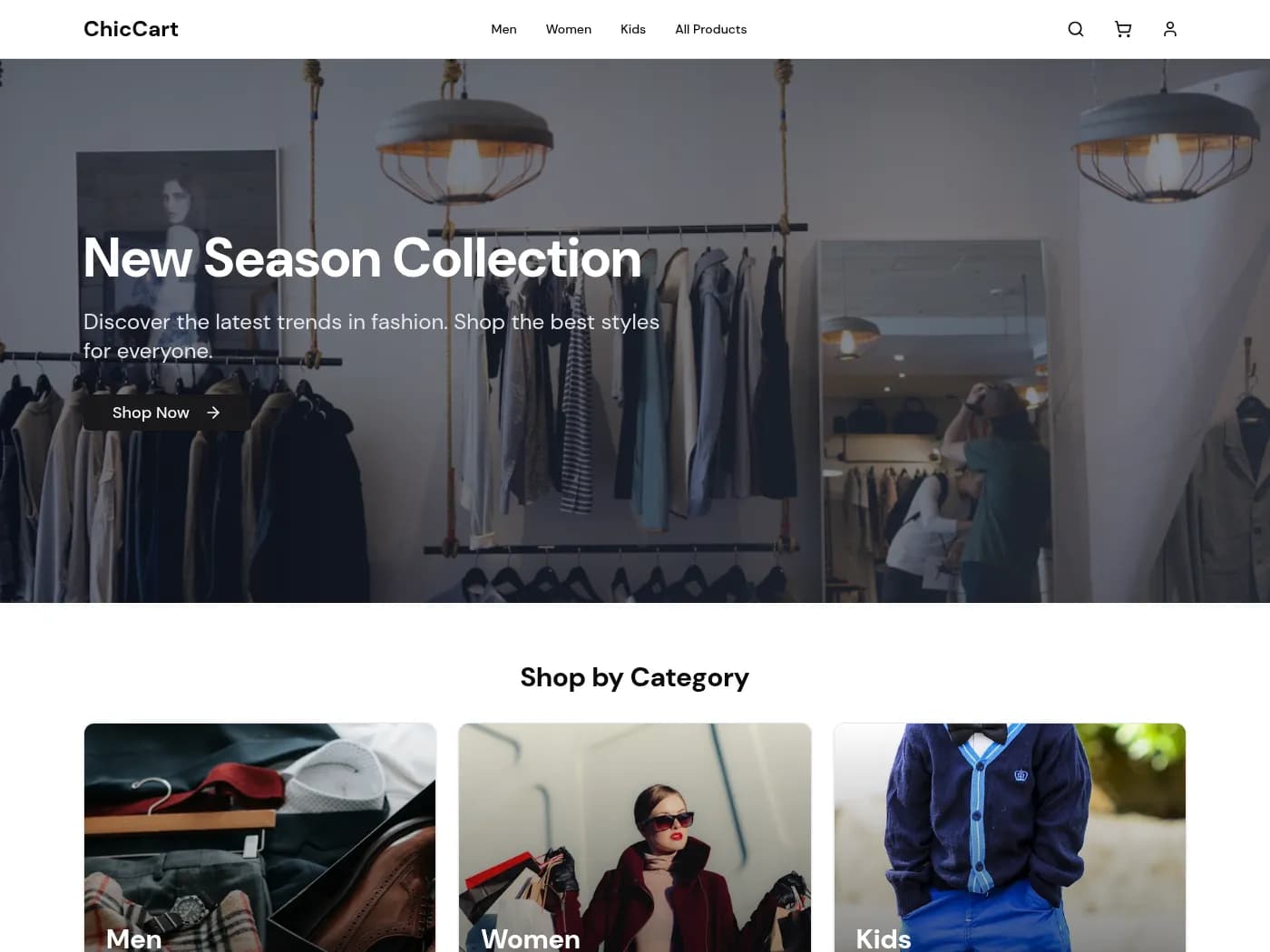 ChicCart: Modern Clothing E-Commerce Platform