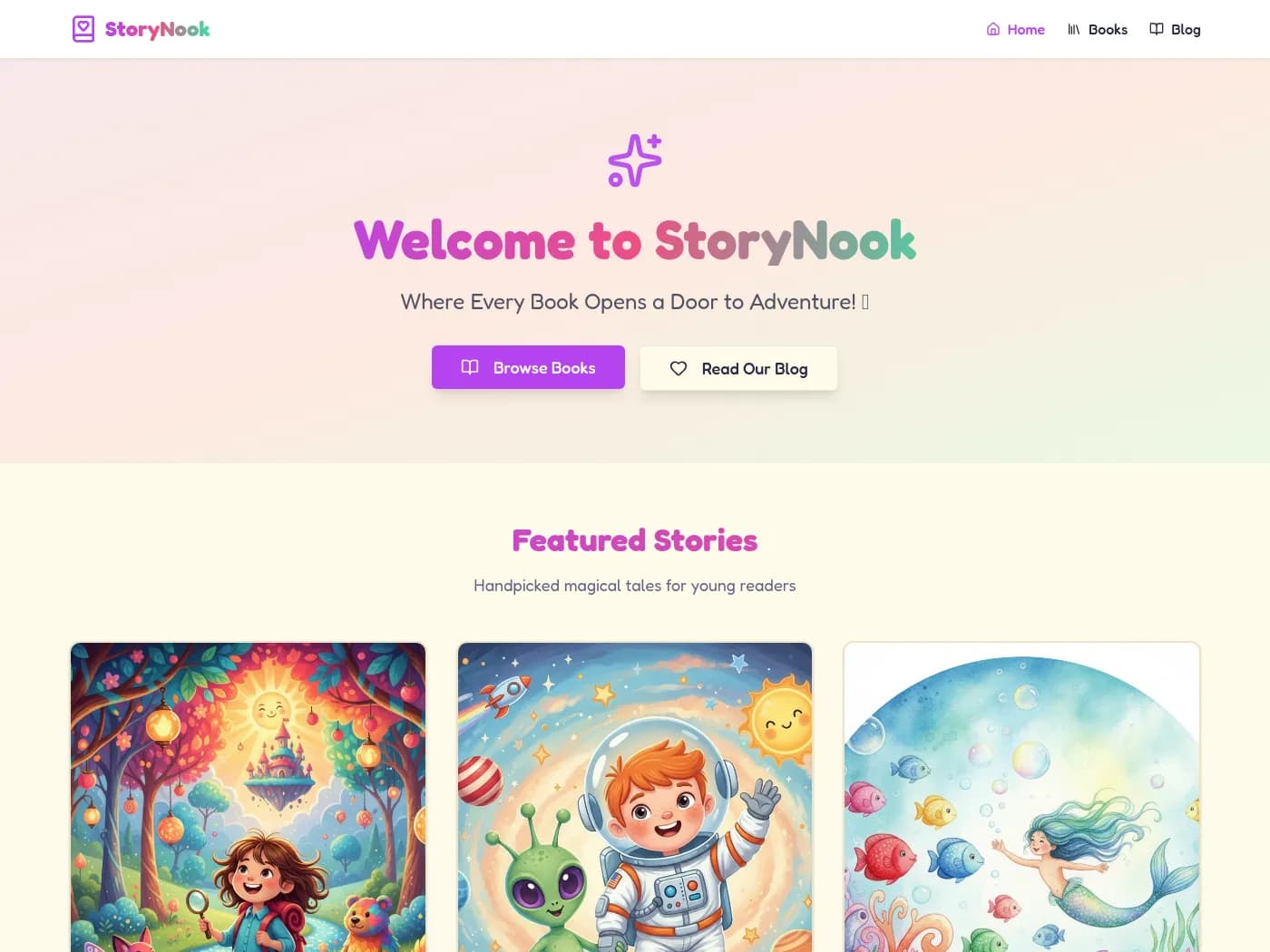 Pod-Enabled Children’s Bookstore Webshop