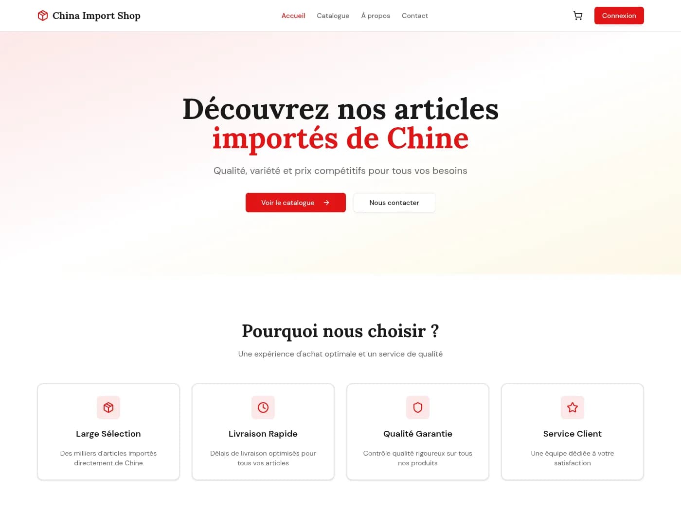 China Import Shop Manager