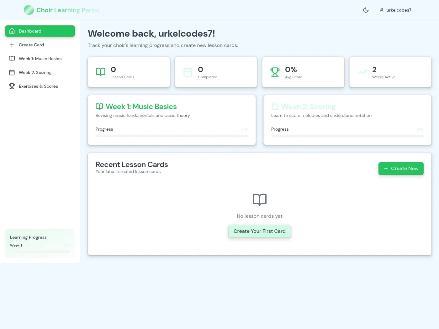 Choir Music Learning Portal