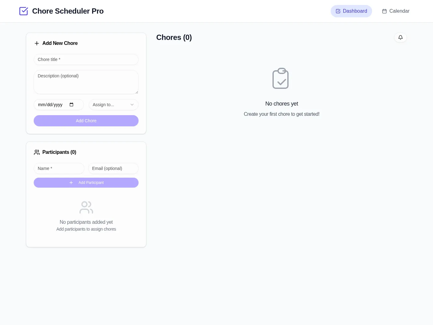 Chore Scheduler Pro