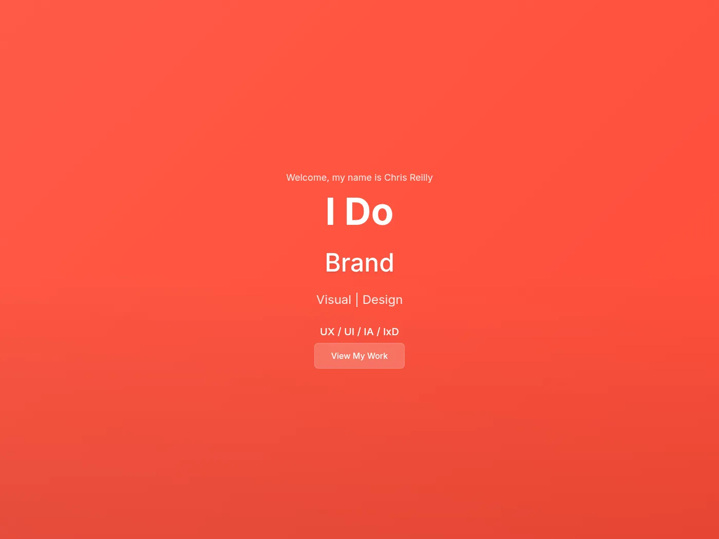 Chris Reilly Portfolio Website Clone