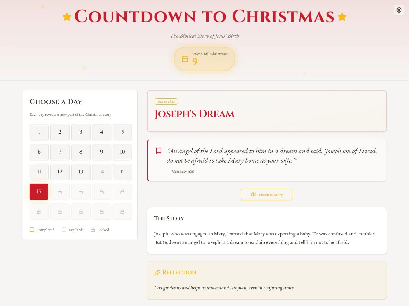 Countdown to Christmas 2025 AI Experience Designer