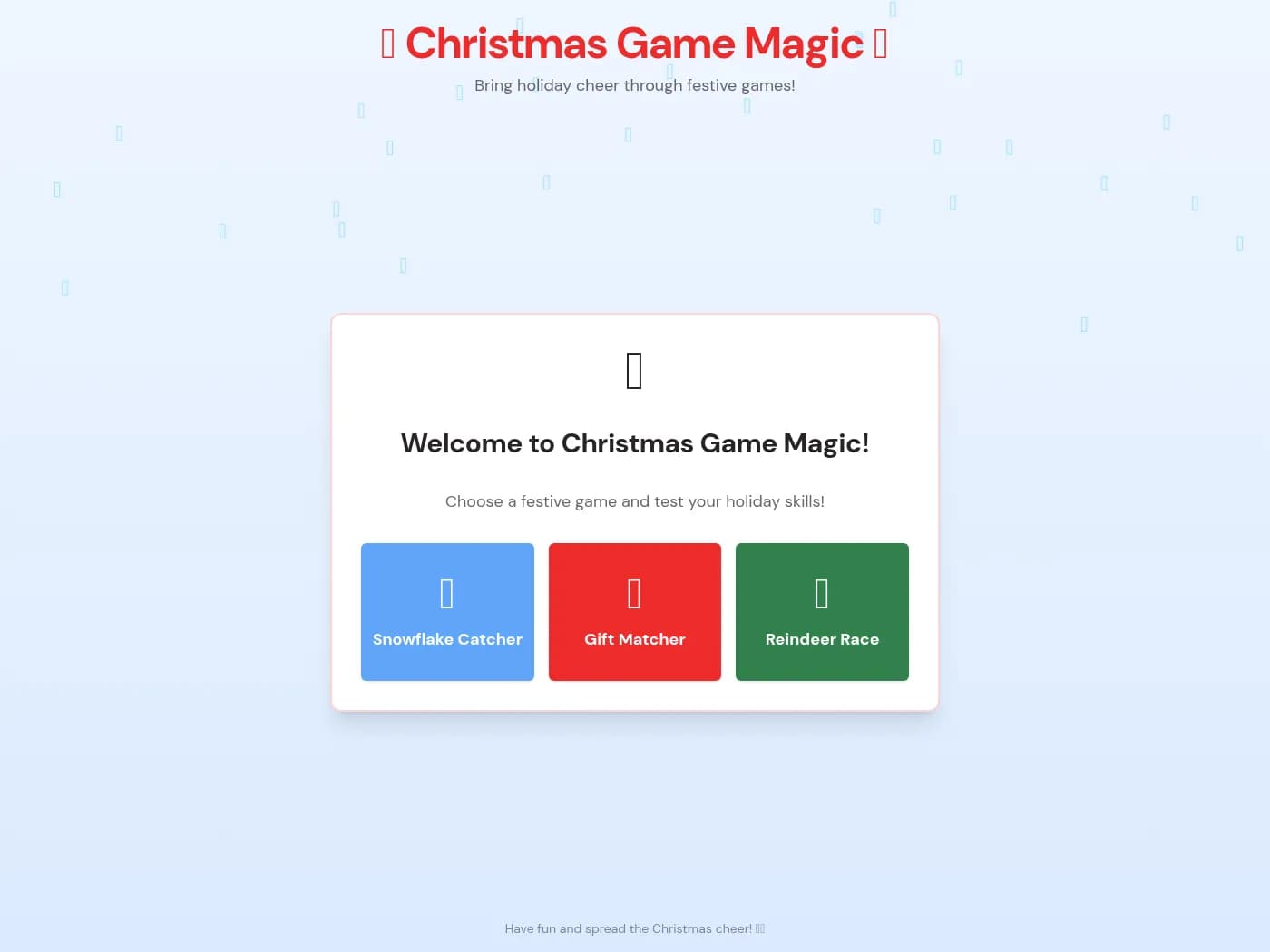 Christmas Game Magic