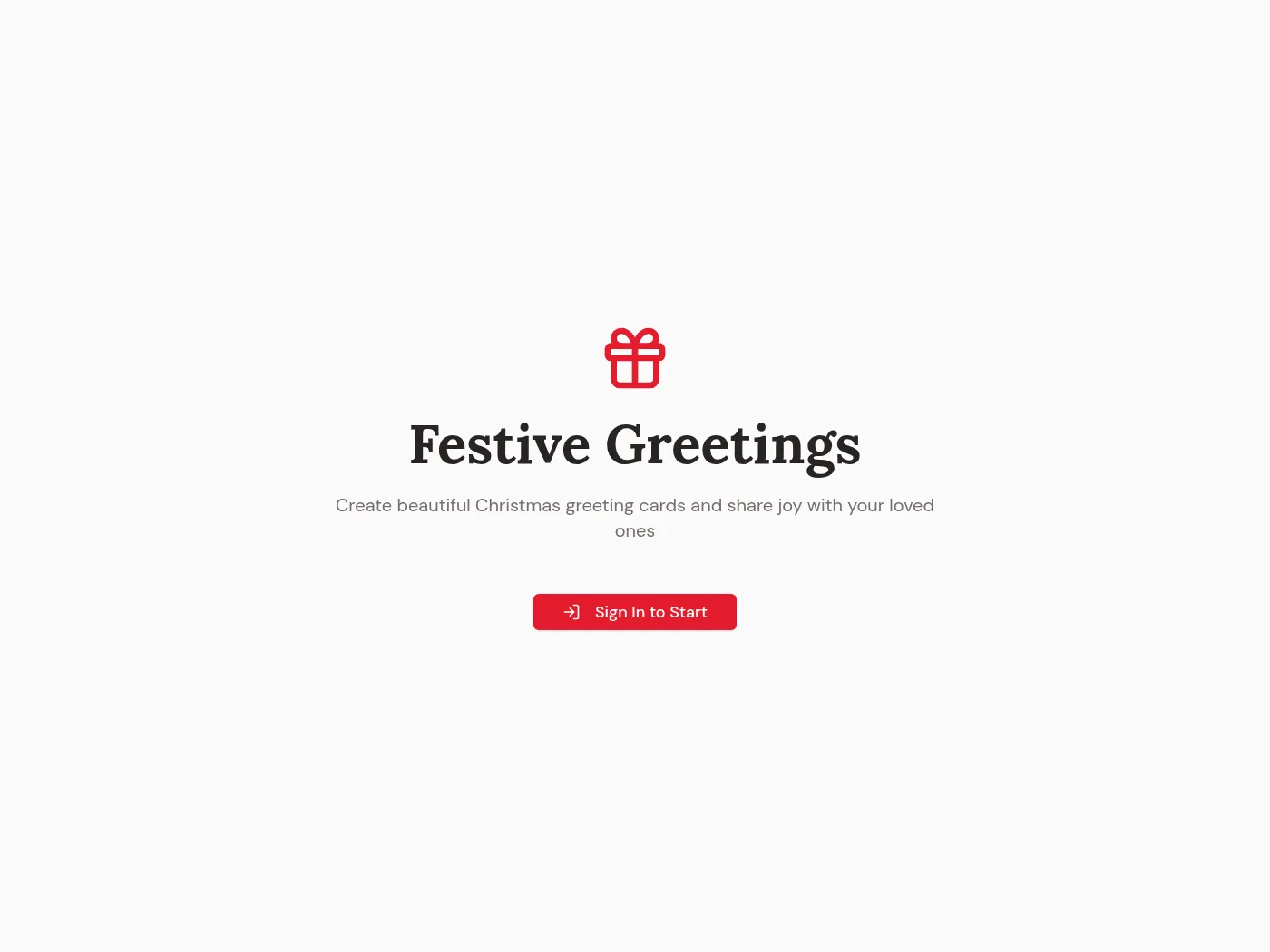 Festive Greetings App