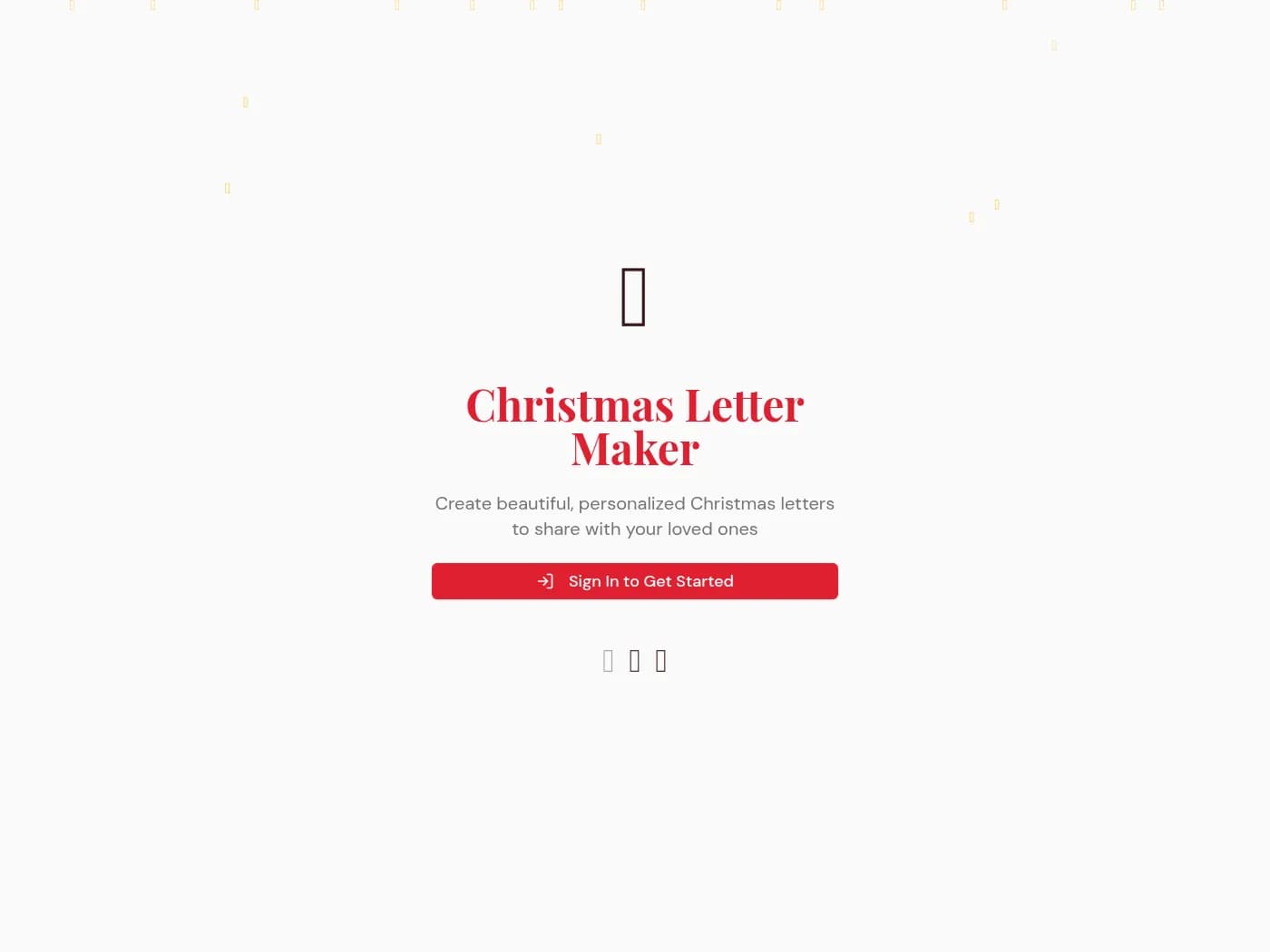 Christmas Letter Maker