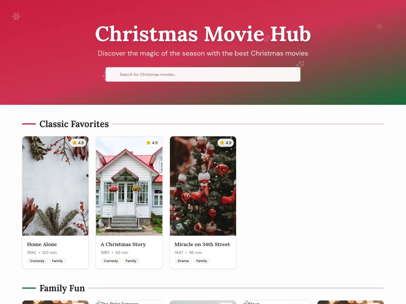 Christmas Movie Hub