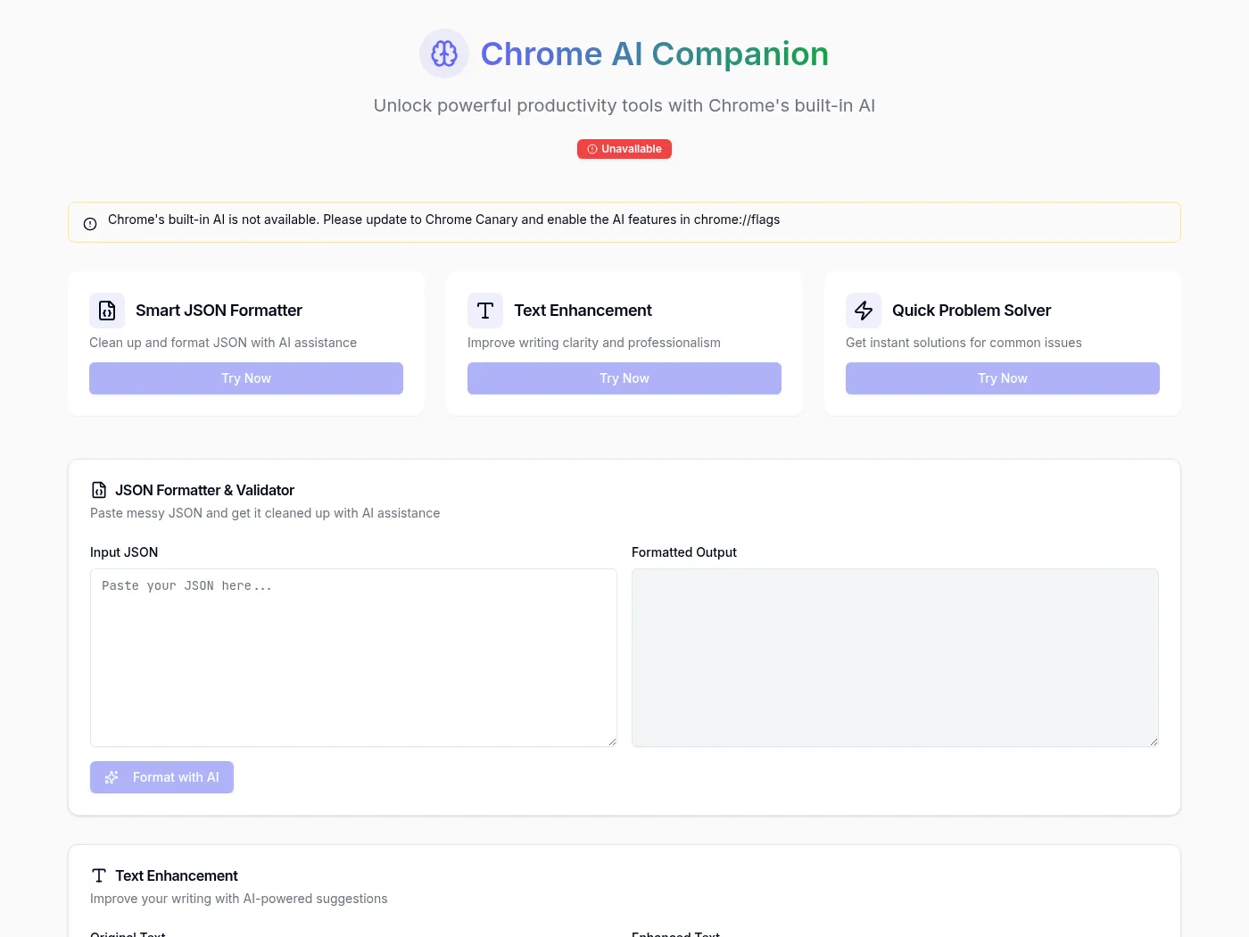 Chrome AI Companion Toolkit