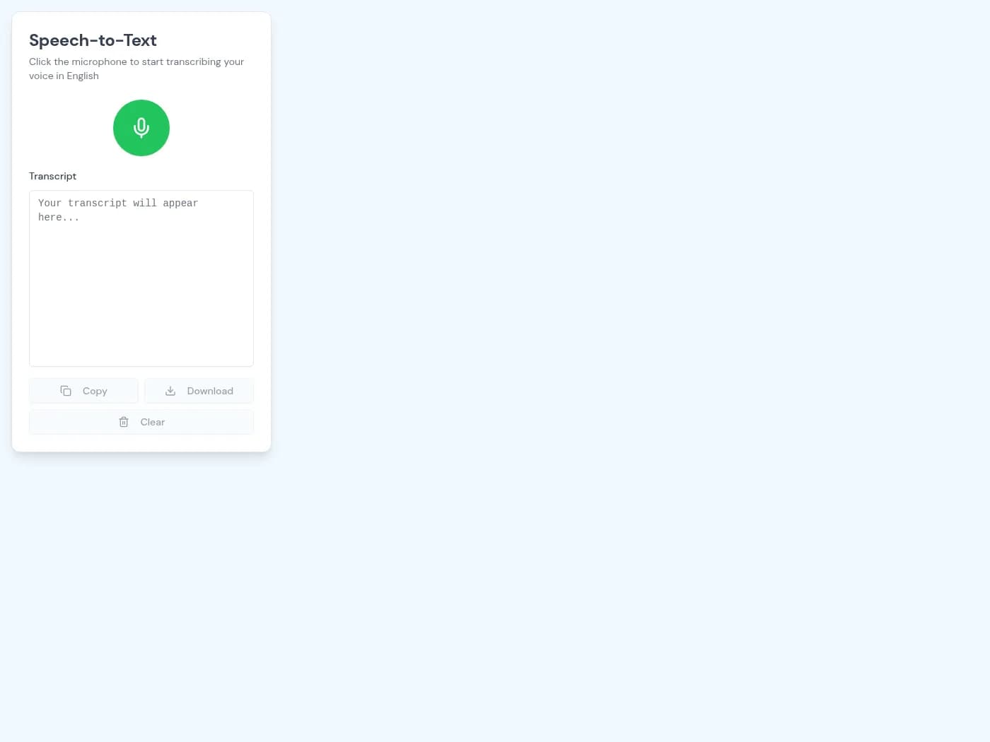 Chrome Speech-to-Text Transcription Extension