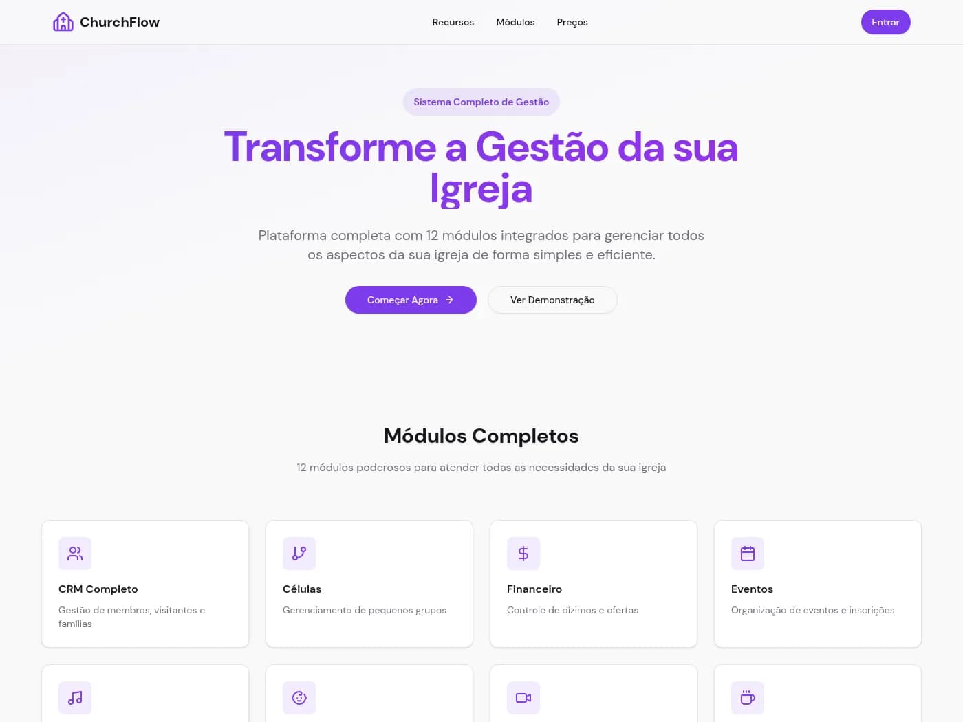 Church Management SaaS Platform