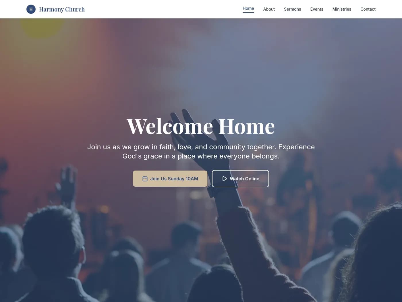 Harmony Church Website