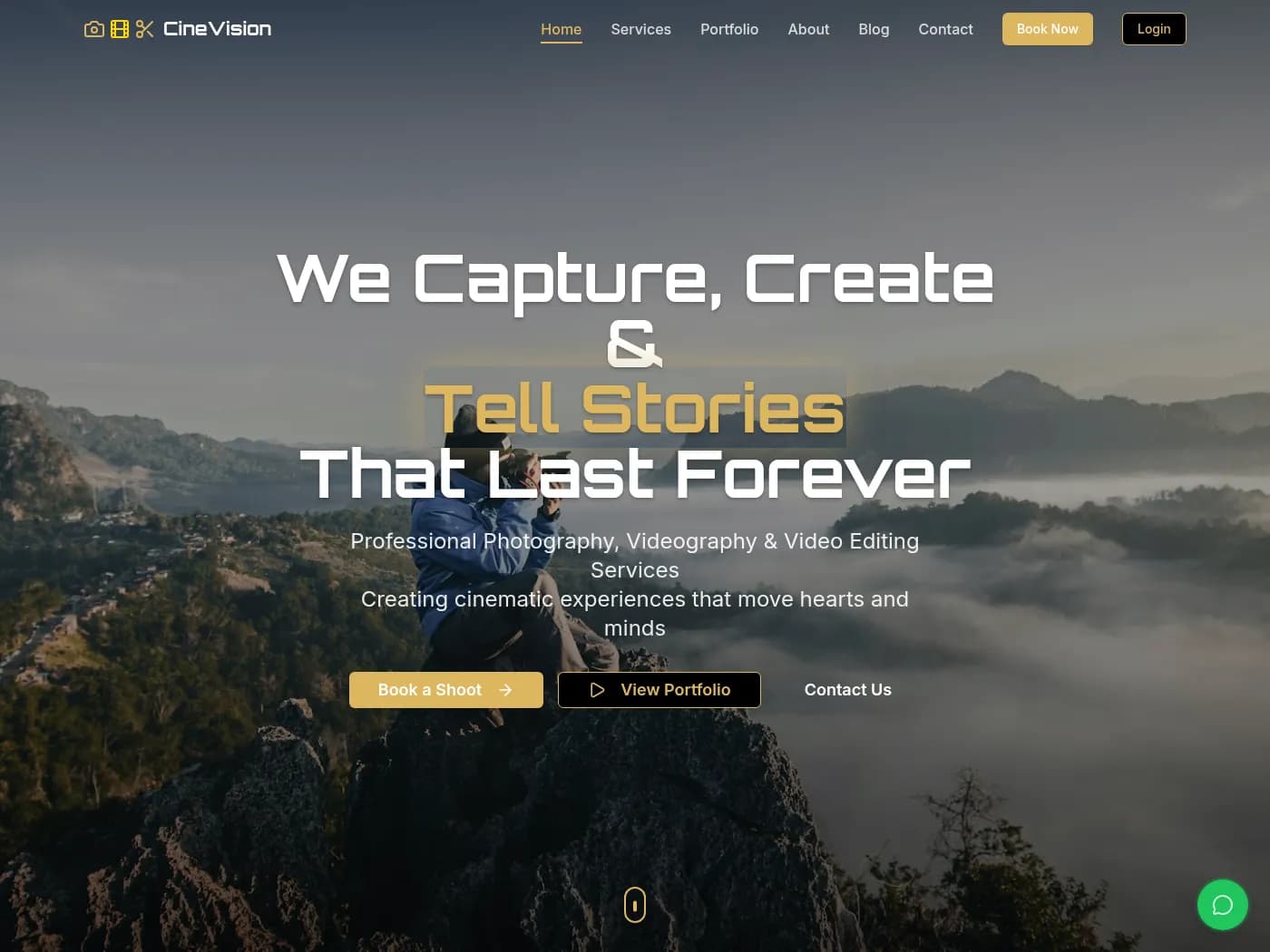 Cinematic Agency Web Experience