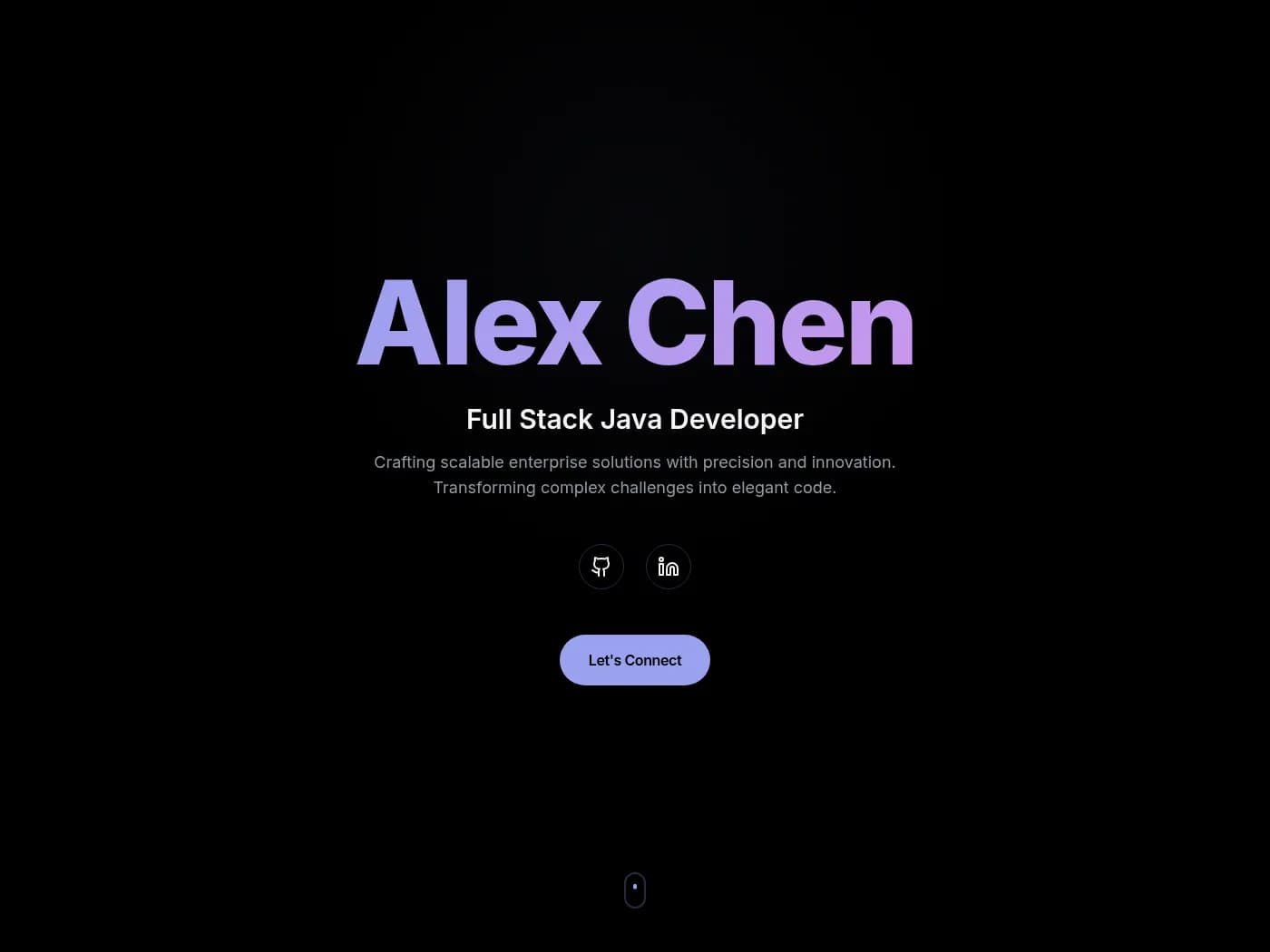 Cinematic Minimal Developer Portfolio Website — Inspired by Apple, Linear, and Vercel Aesthetics