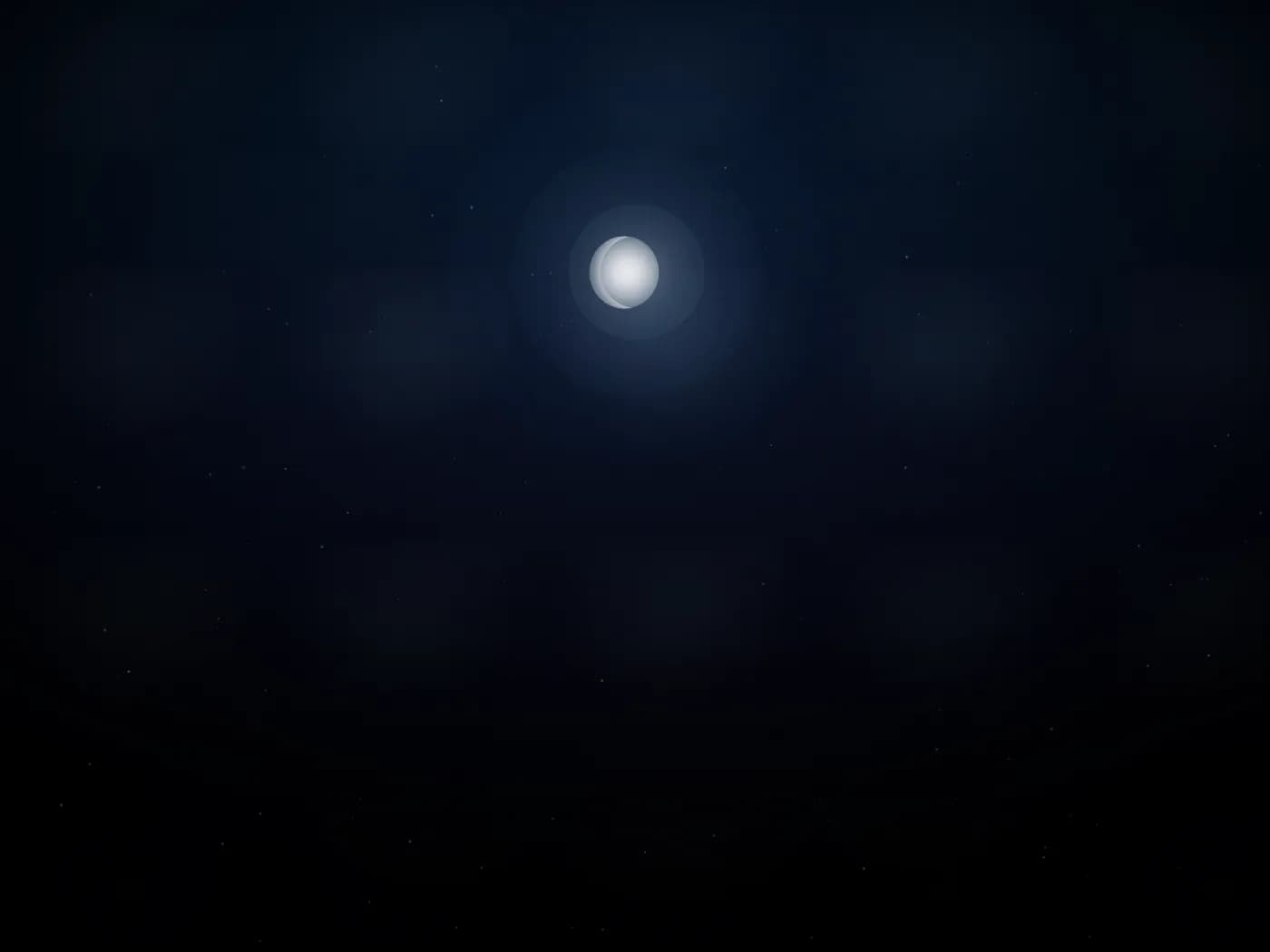 Cinematic Night Sky Fullscreen Experience