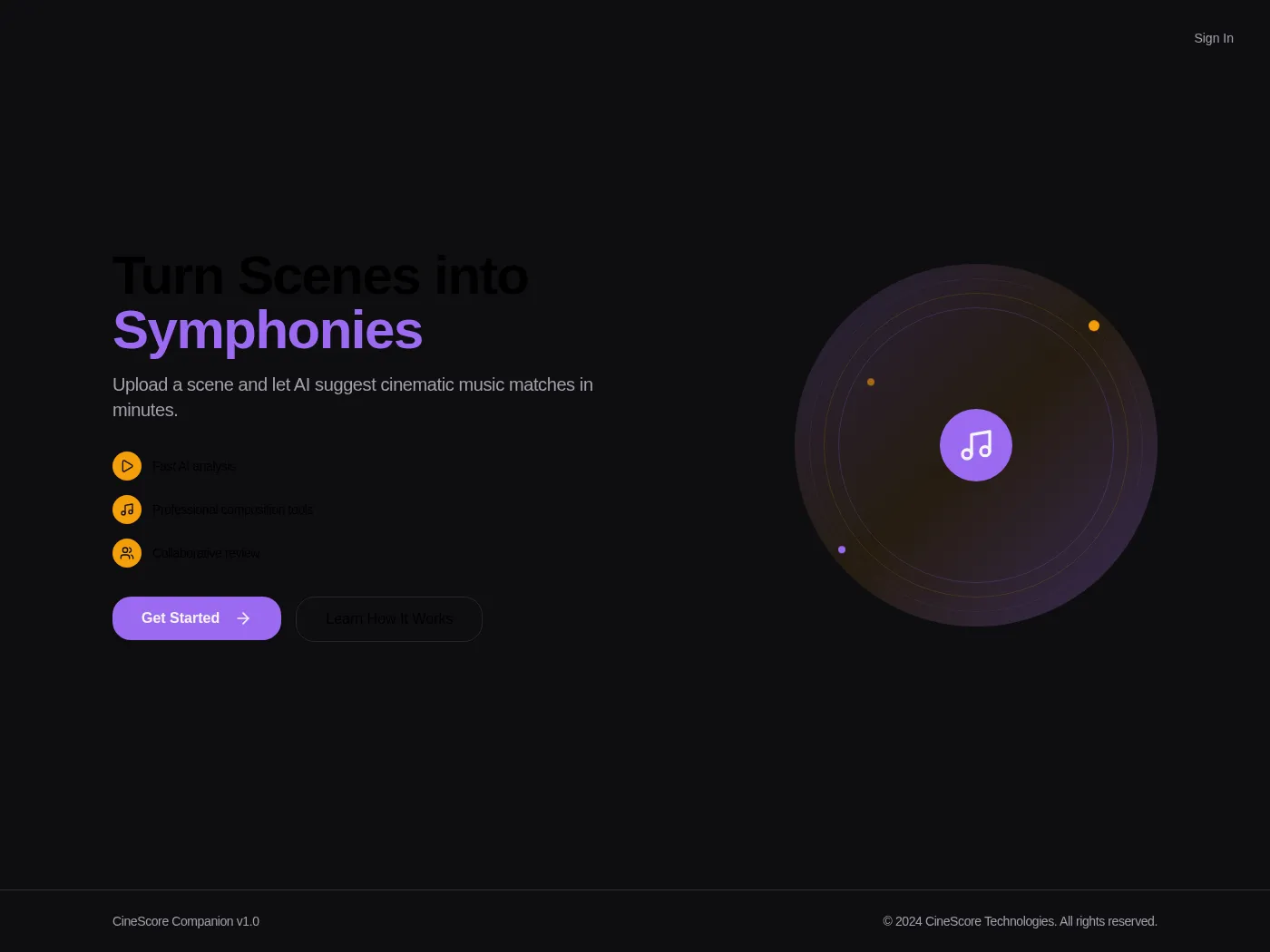 CineScore Companion – Next-Gen AI Music Scoring Web App