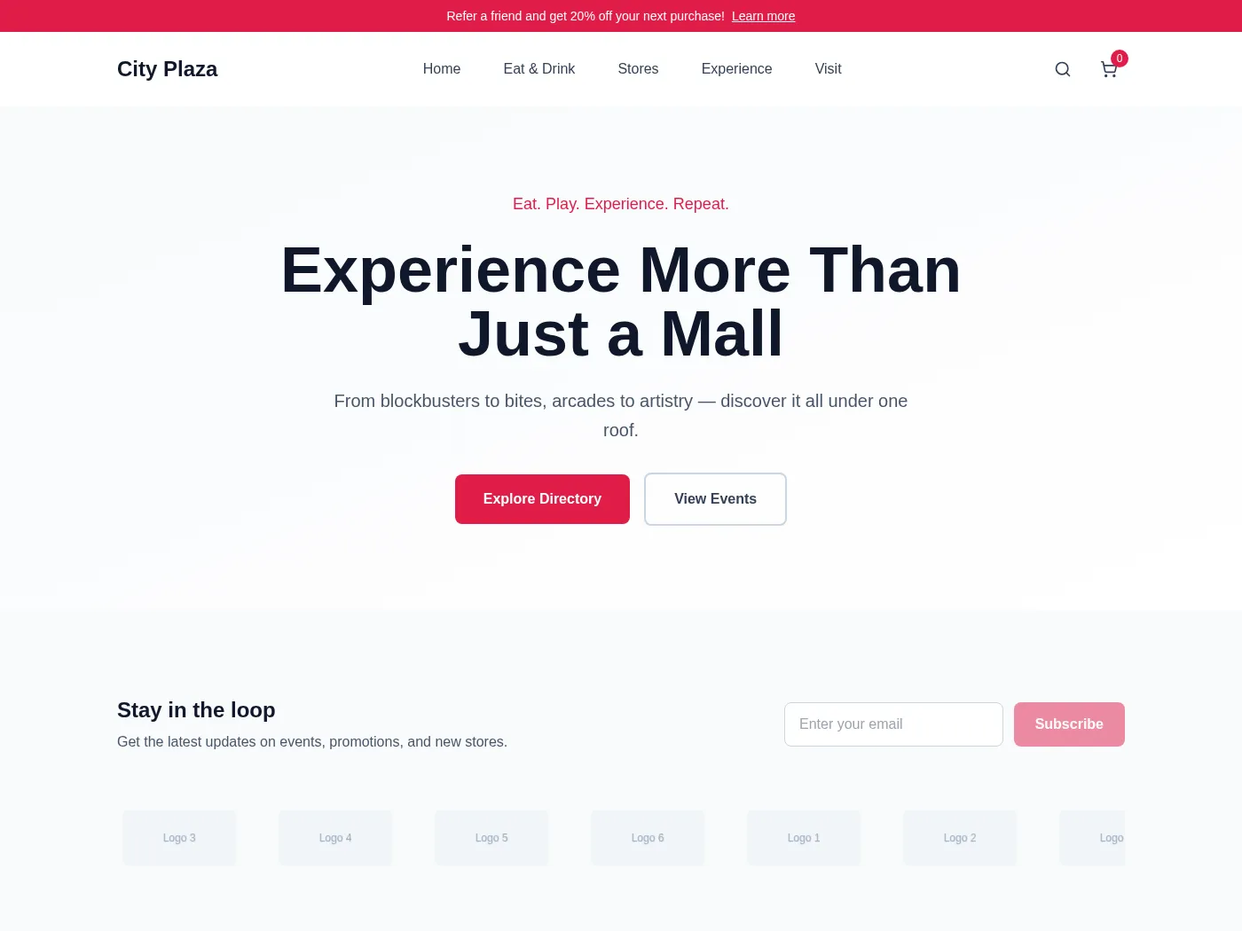 City Plaza Home Two – Next.js 15 + Tailwind Pixel-Perfect Clone