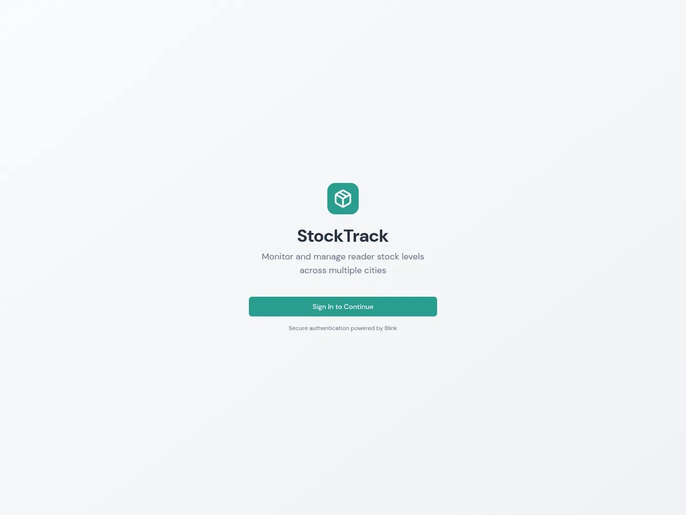 City Reader Stock Management Dashboard