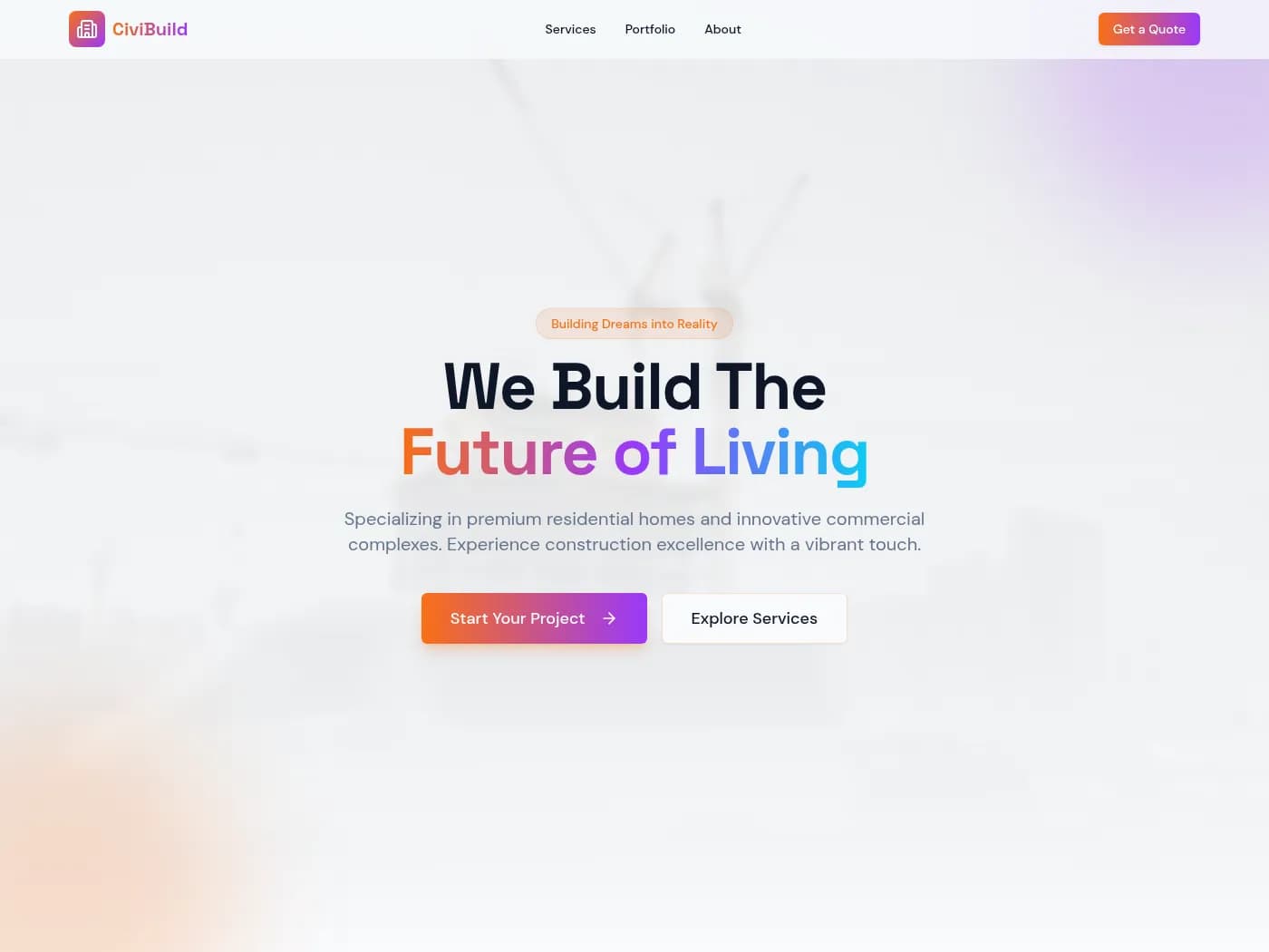 CiviBuild Web Portal