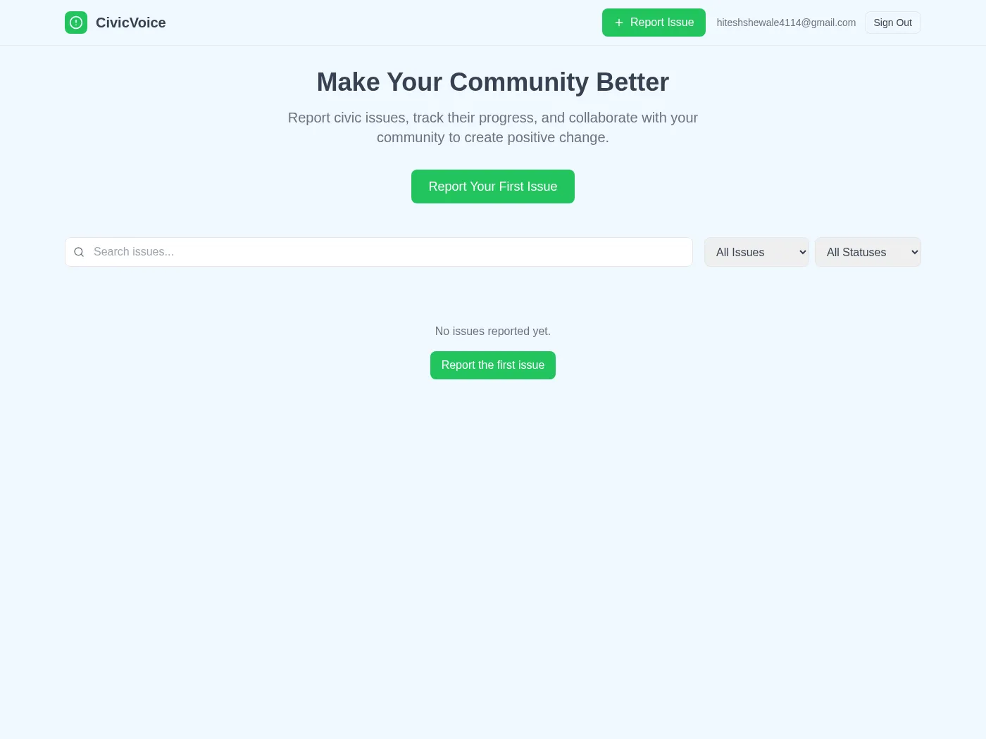 Civic Issue Crowdsourcing Platform