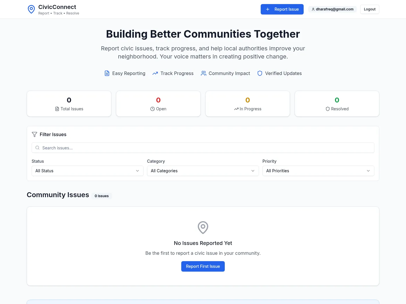 Civic Issue Reporting and Management Portal