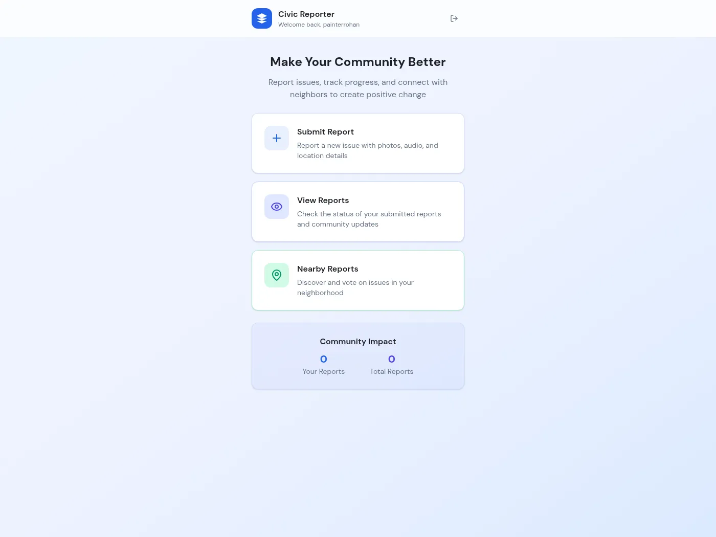 Civic Reporter - Community Issue Reporting Platform