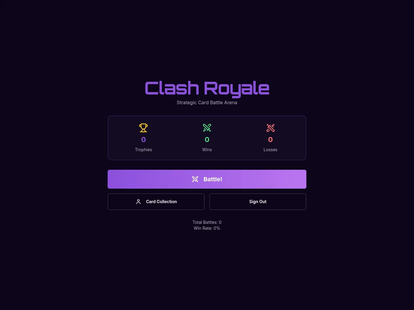 Real-time Clash Royale Clone