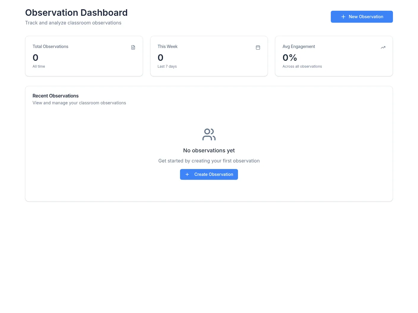 Classroom Observation and Engagement Insight Tool
