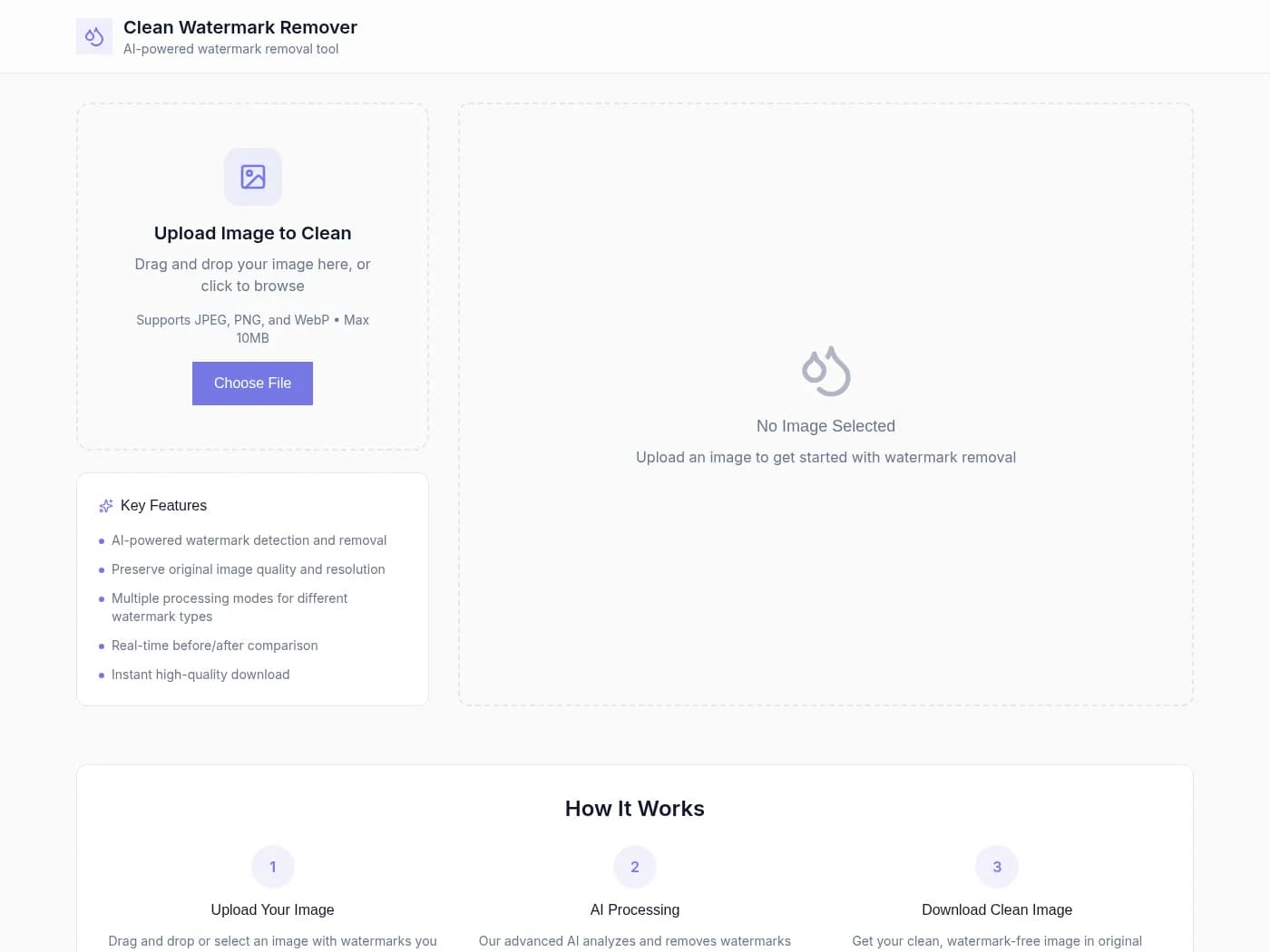Clean Watermark Remover