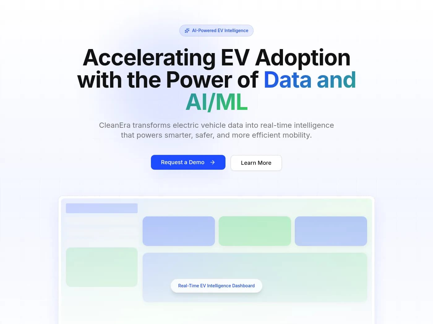 CleanEra — Premium AI-Driven EV Intelligence SaaS Website
