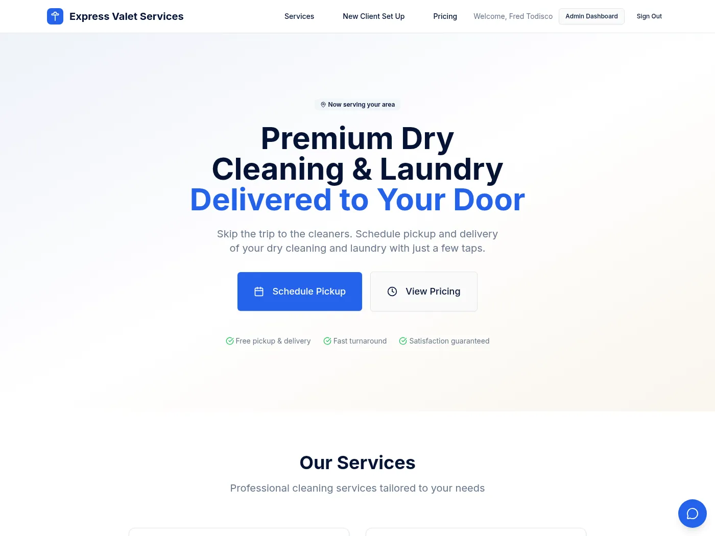 Cleanly: Dry Clean & Laundry Pickup and Delivery Service