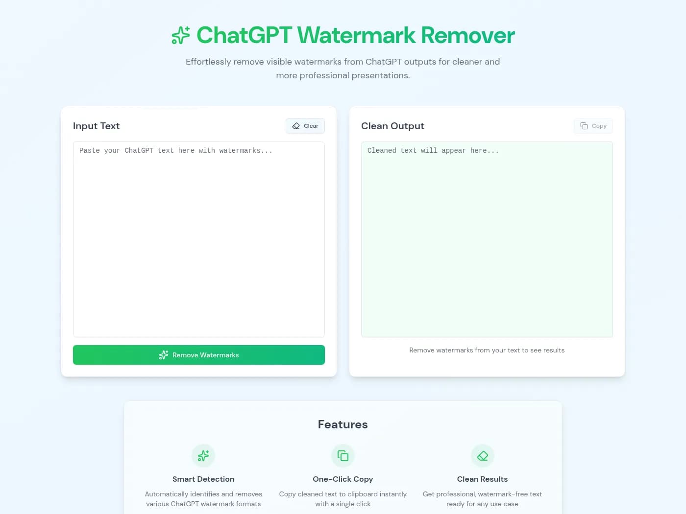 ChatGPT Watermark Remover