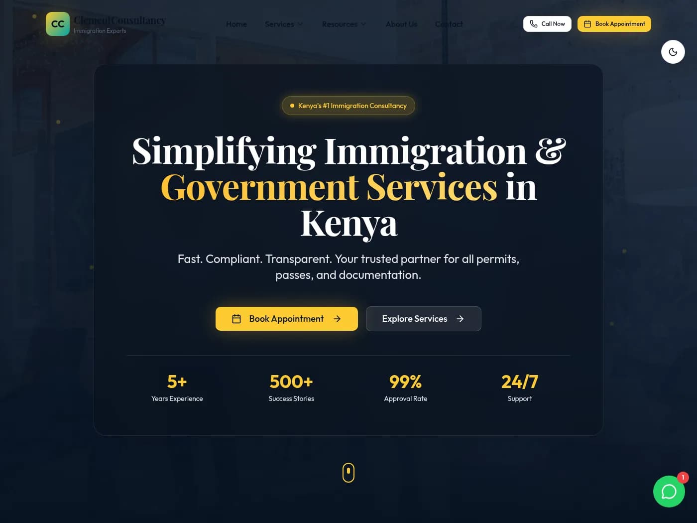 ClementConsultancy Luxury Enterprise Website