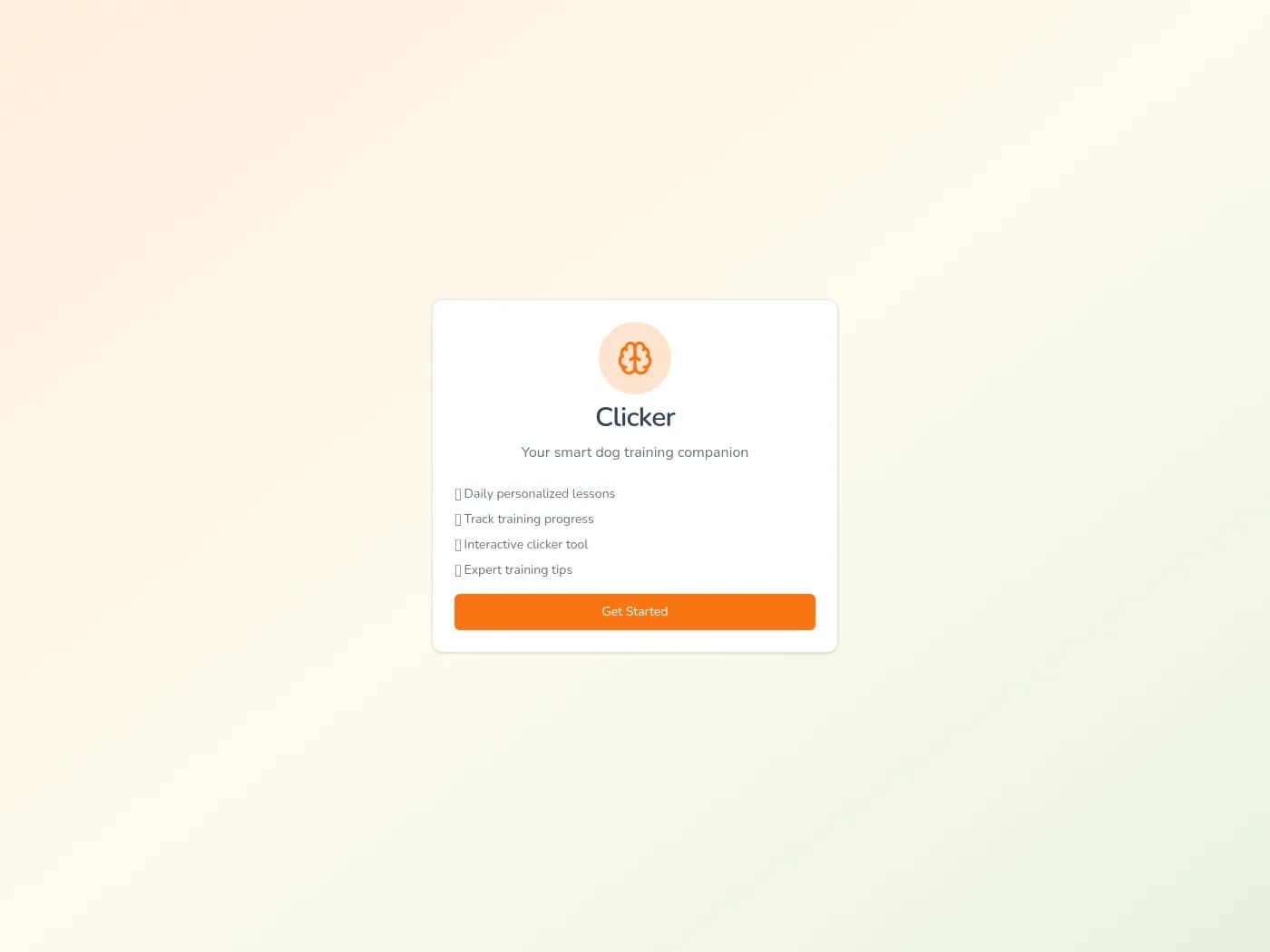 Clicker - Intuitive Dog Training App