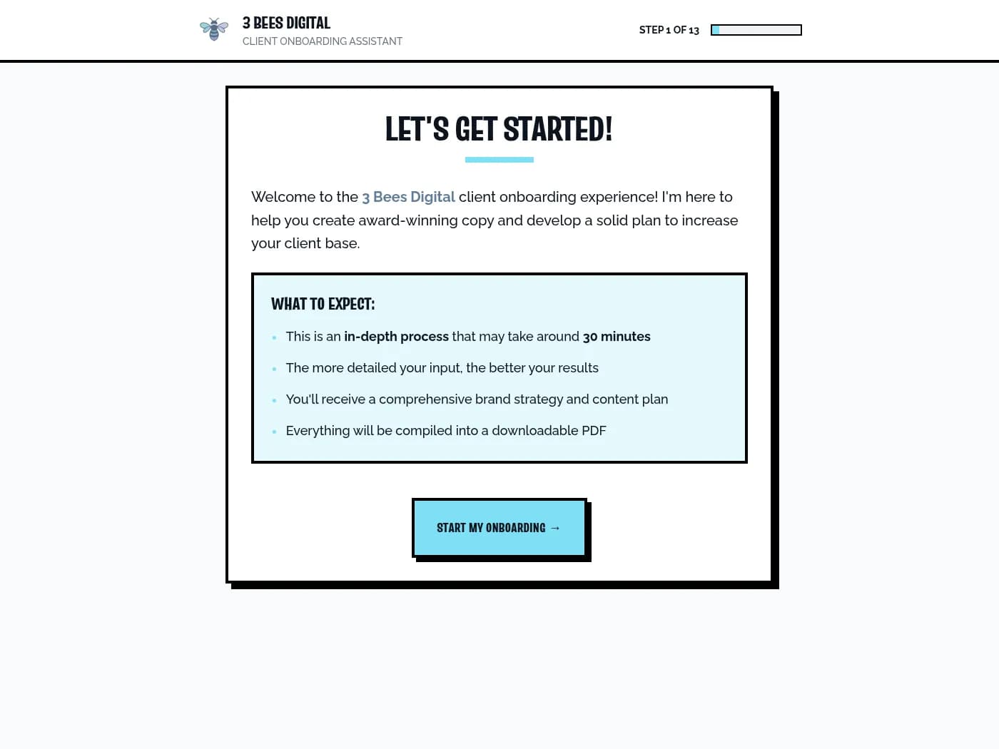 Client Onboarding & Brand Book Generator