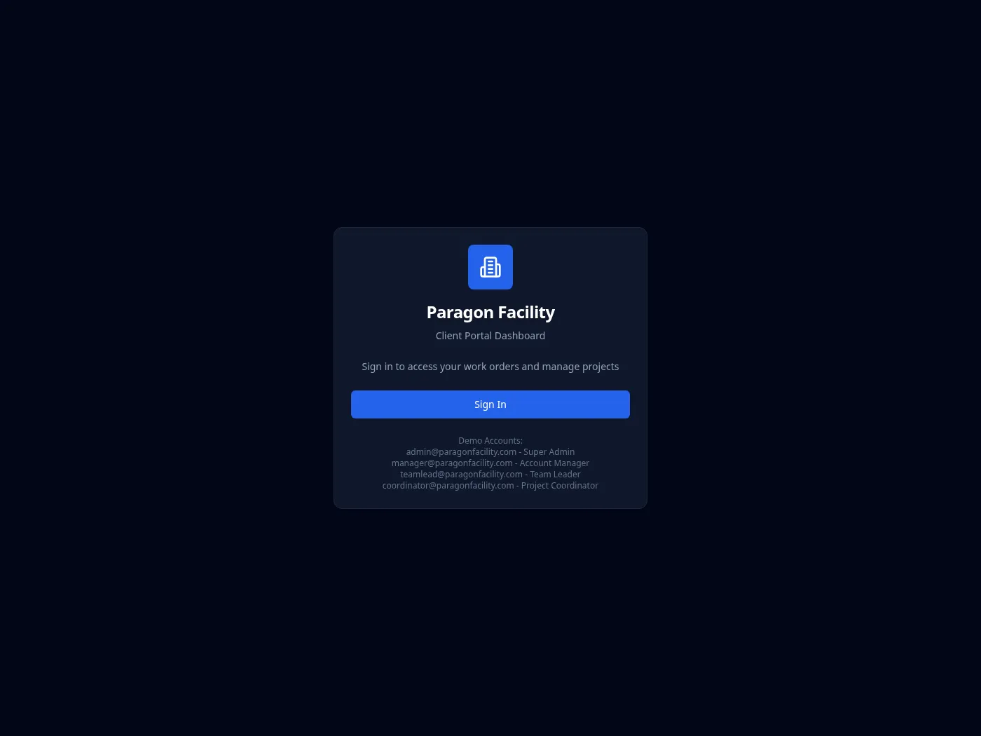 Client Portal Dashboard