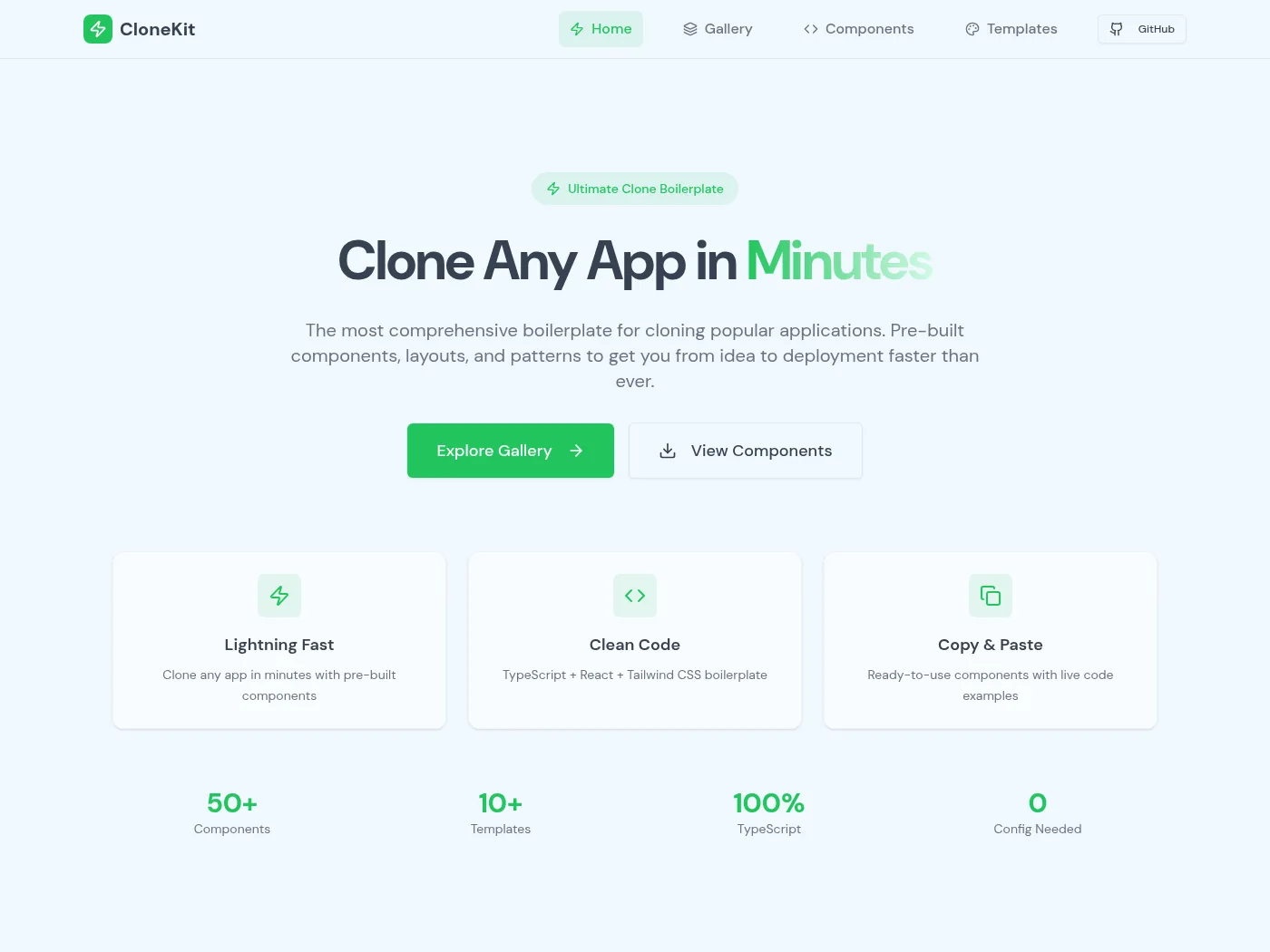 Clone App Boilerplate
