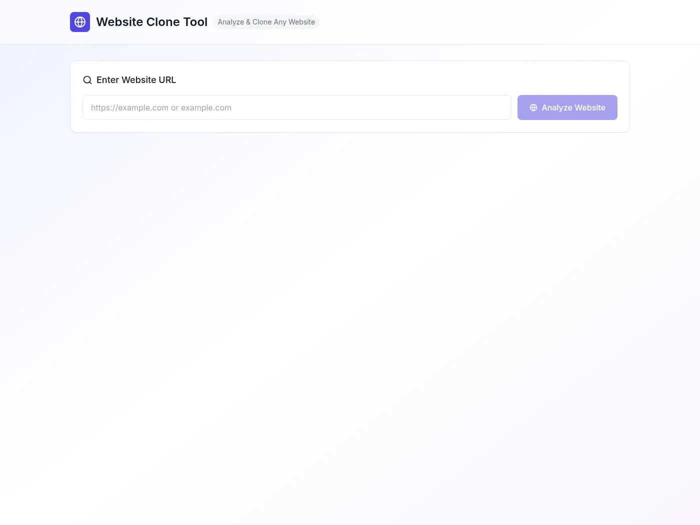 Clone an Existing Website Idea
