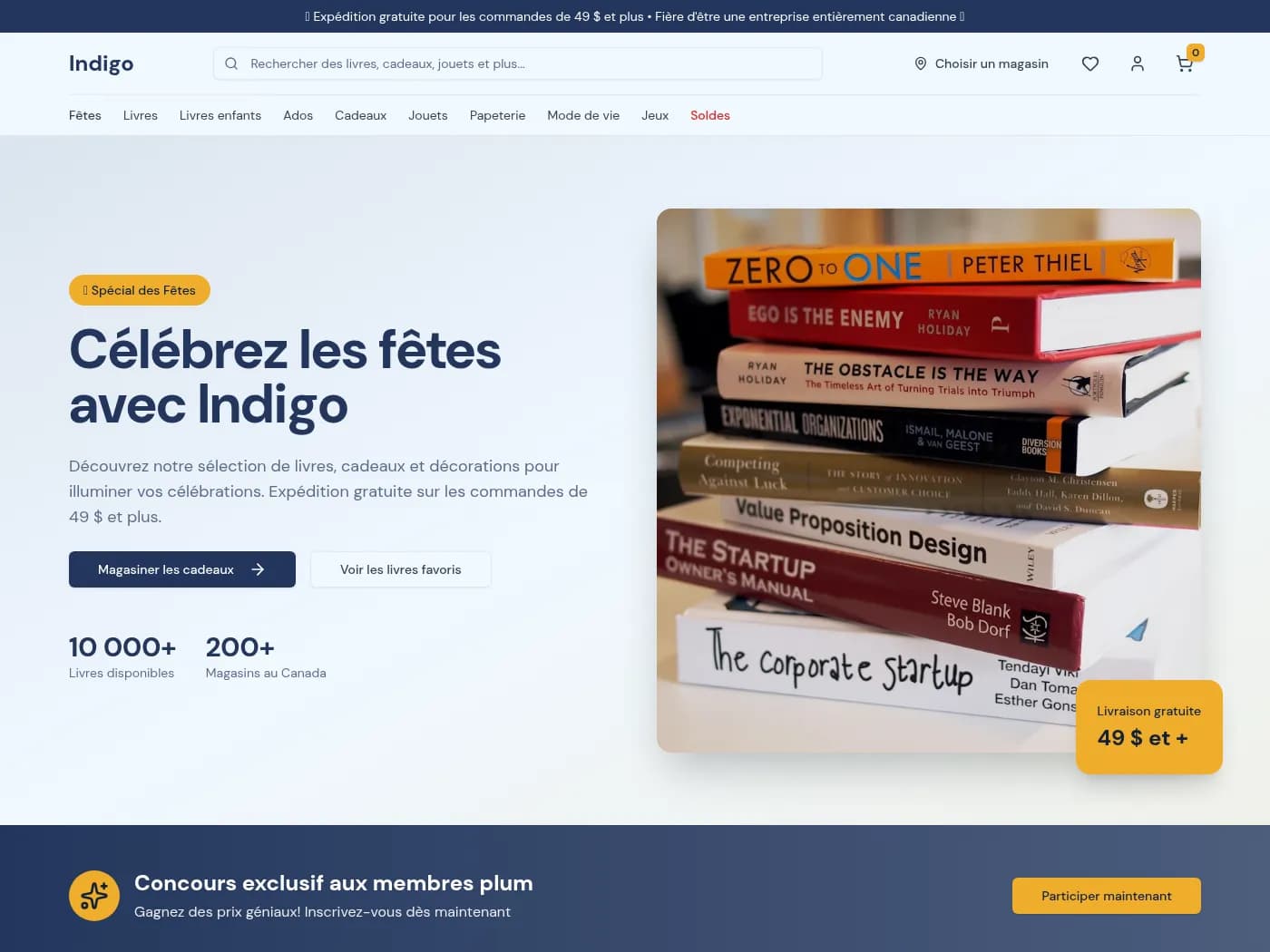 Clone Indigo Online Bookstore