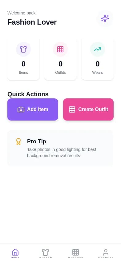 Closetly-Clone: AI-Powered Digital Wardrobe & Outfit Planner