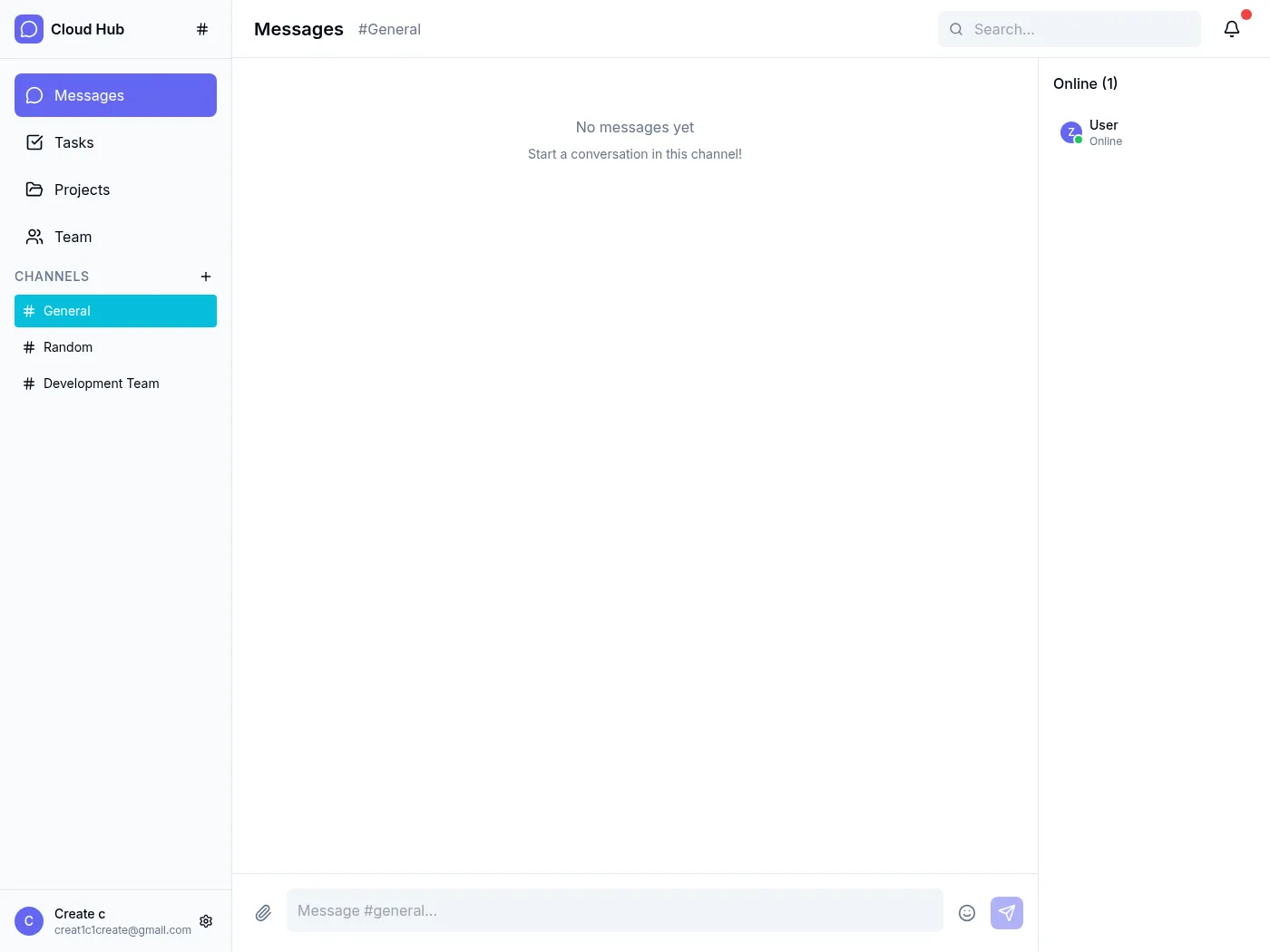Cloud Company Employee Communication and Collaboration App
