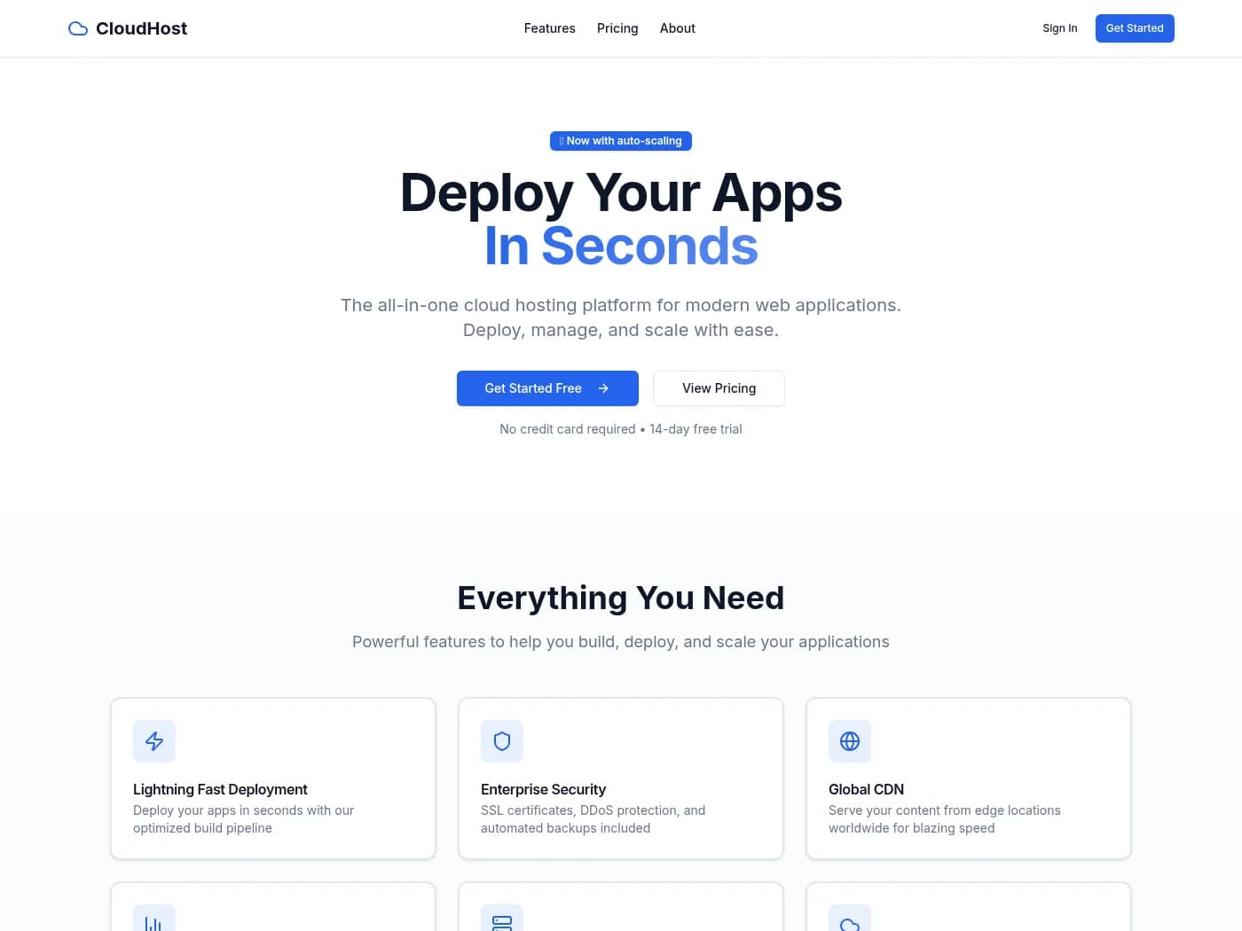 All-in-One Cloud Hosting Platform
