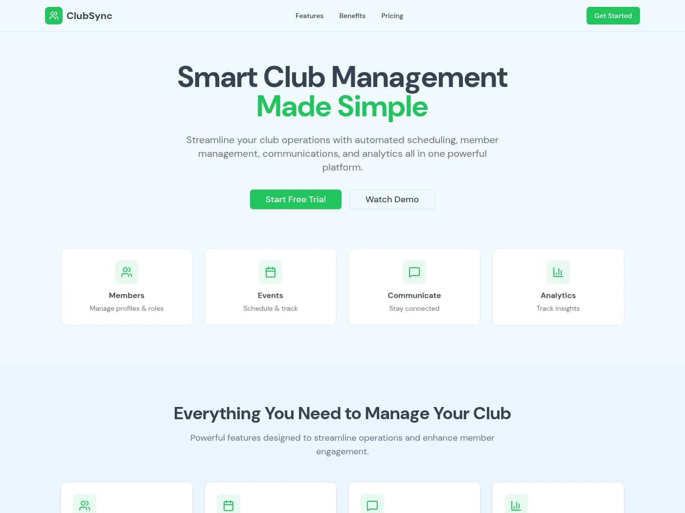 Clubsync Smart Club Management System