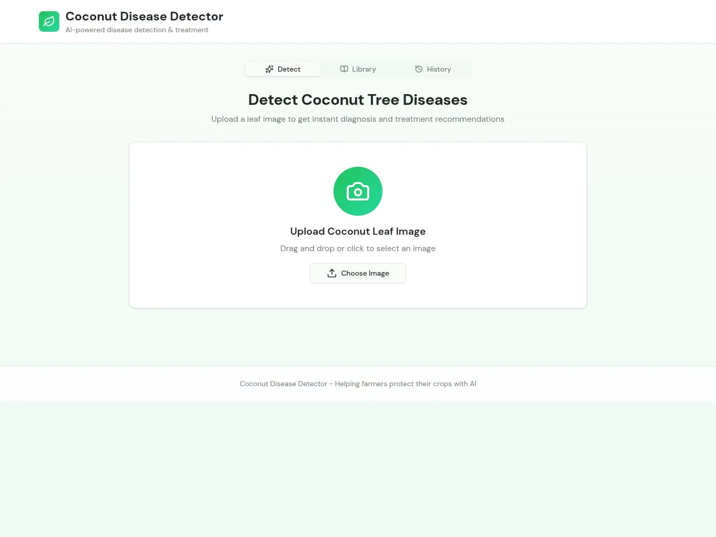 Coconut Tree Disease Detection App