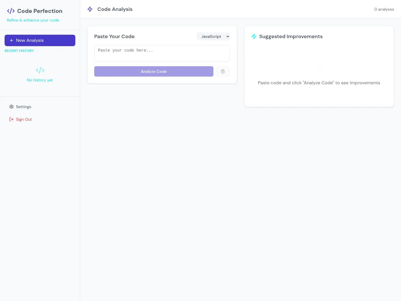 Code Perfection Tool