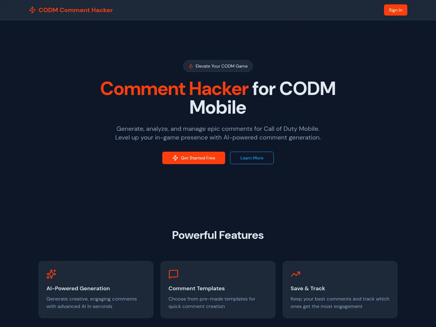 CODM Comment Hacker