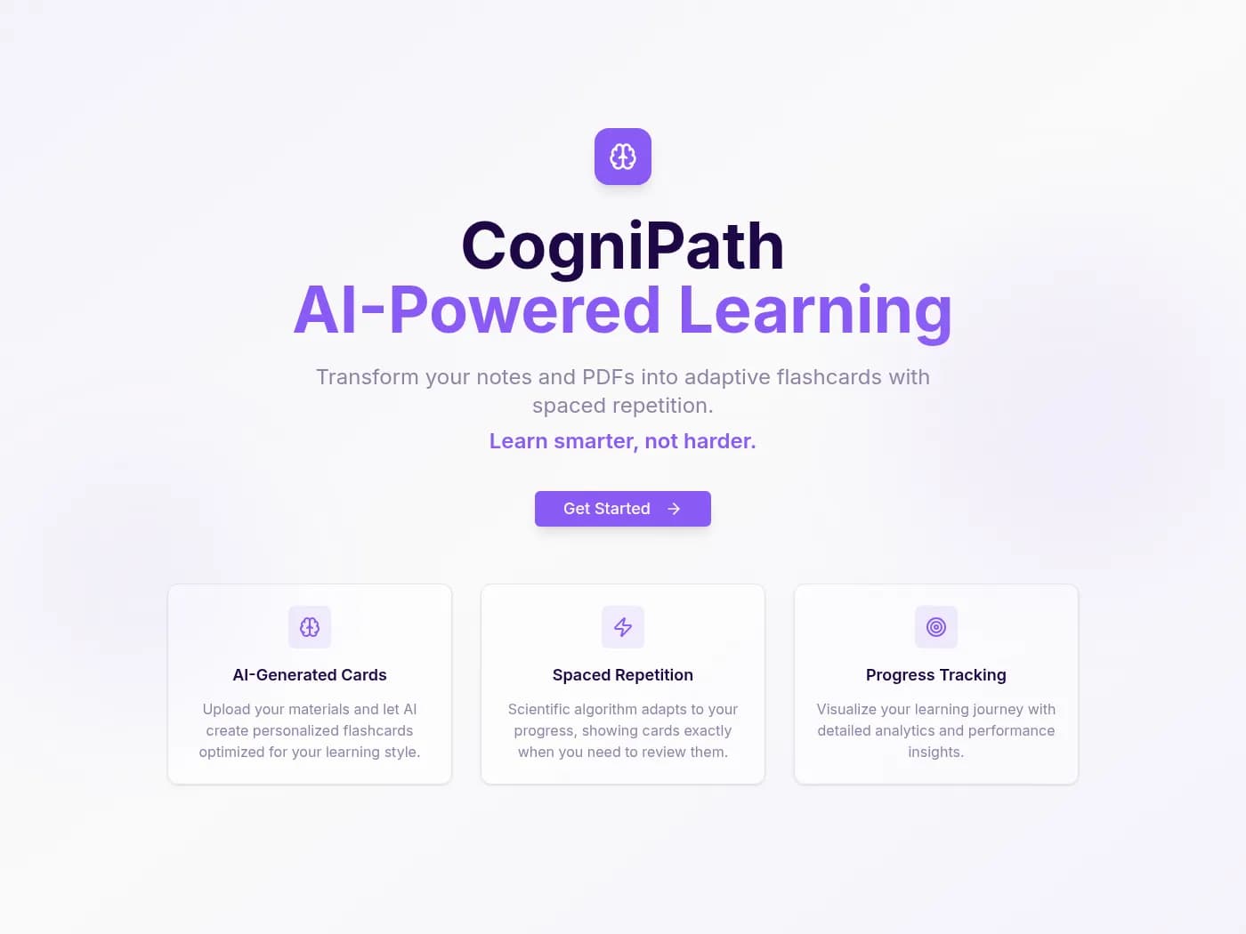 CogniPath – Personalized AI-Powered Flashcard Learning Platform