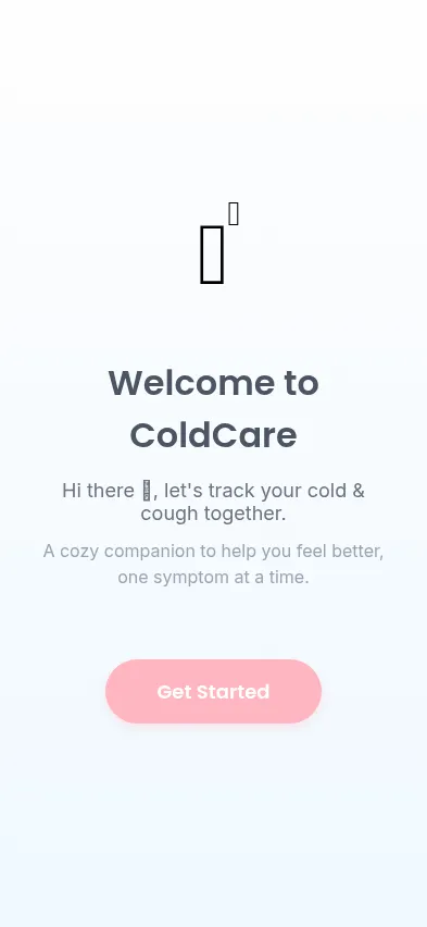 ColdCare: Cozy Symptom Tracker App