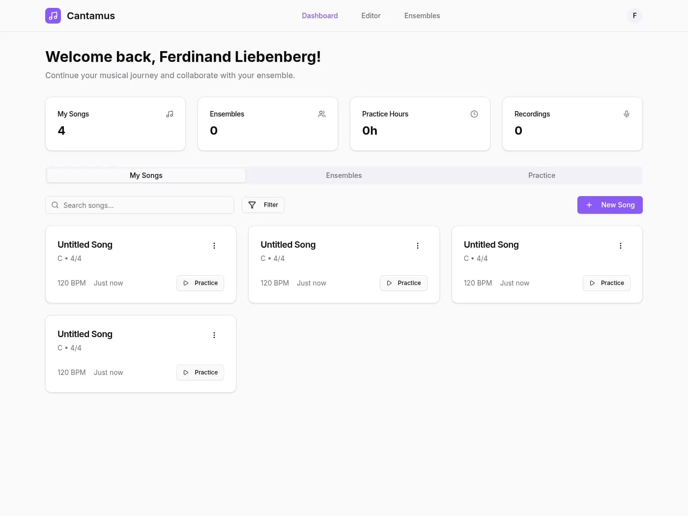 Collaborative Choir Sheet Music Platform