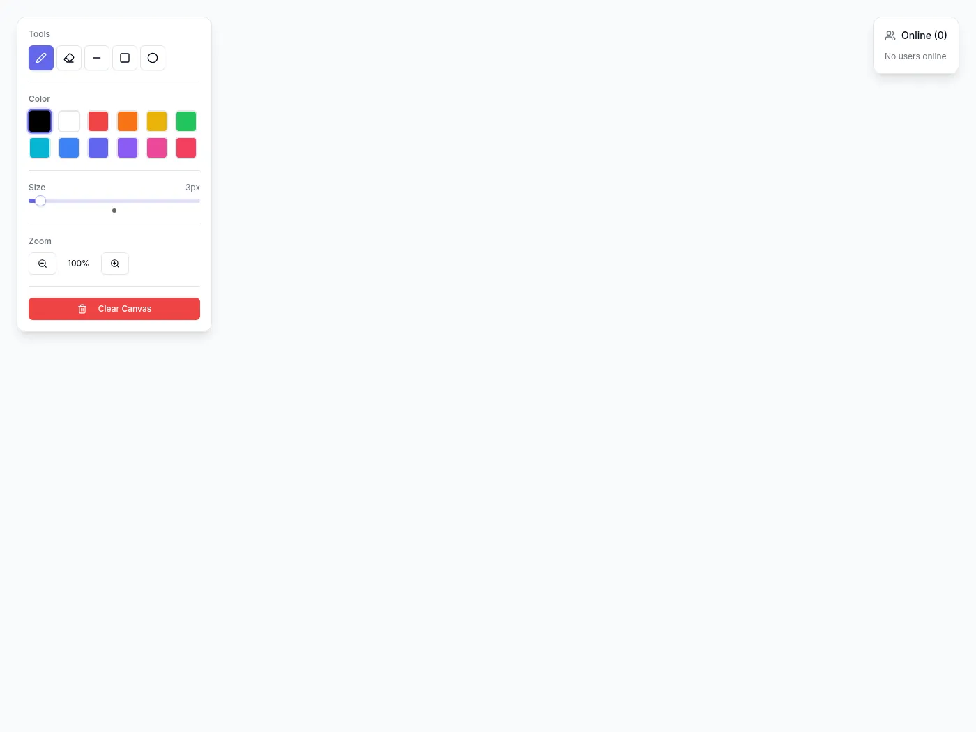 Collaborative Online Whiteboard